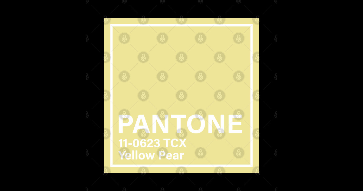 pantone 11-0623 TCX Yellow Pear - Pantone Color - T-Shirt | TeePublic