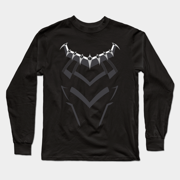 Black Panther Markings - Black Panther - Long Sleeve T-Shirt | TeePublic