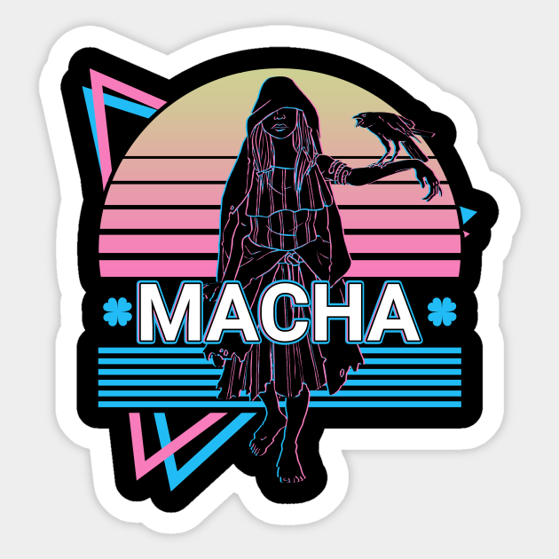 Macha Irish Goddess Ancient Celtic Mythology Retro - Macha - Sticker ...