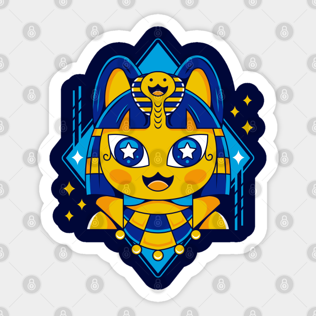 Ankha Kawaii - Ankha - Sticker | TeePublic