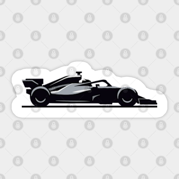 Formula 1 Car - Classic Design - F1 Car - Sticker | TeePublic