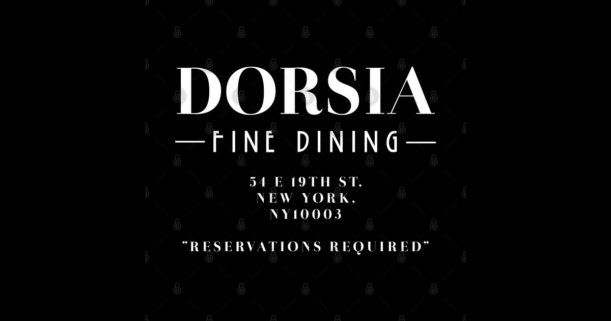 Dorsia – Fine Dining (Reservations Required) - American Psycho ...