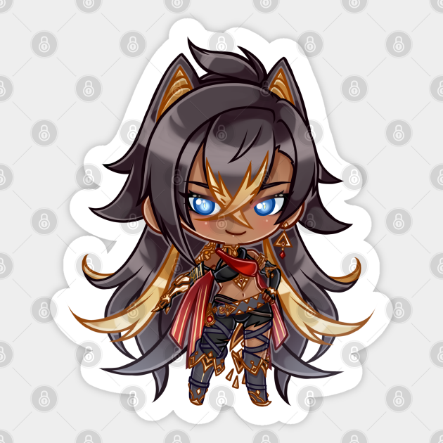 Dehya chibi - Dehya - Sticker | TeePublic