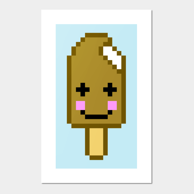 A Bit of Ice Cream - 8 Bit - Posters and Art Prints | TeePublic