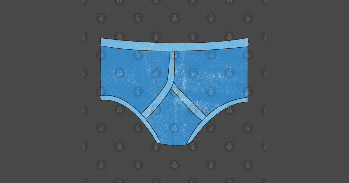 Blue Y-fronts - Y Fronts - T-Shirt | TeePublic