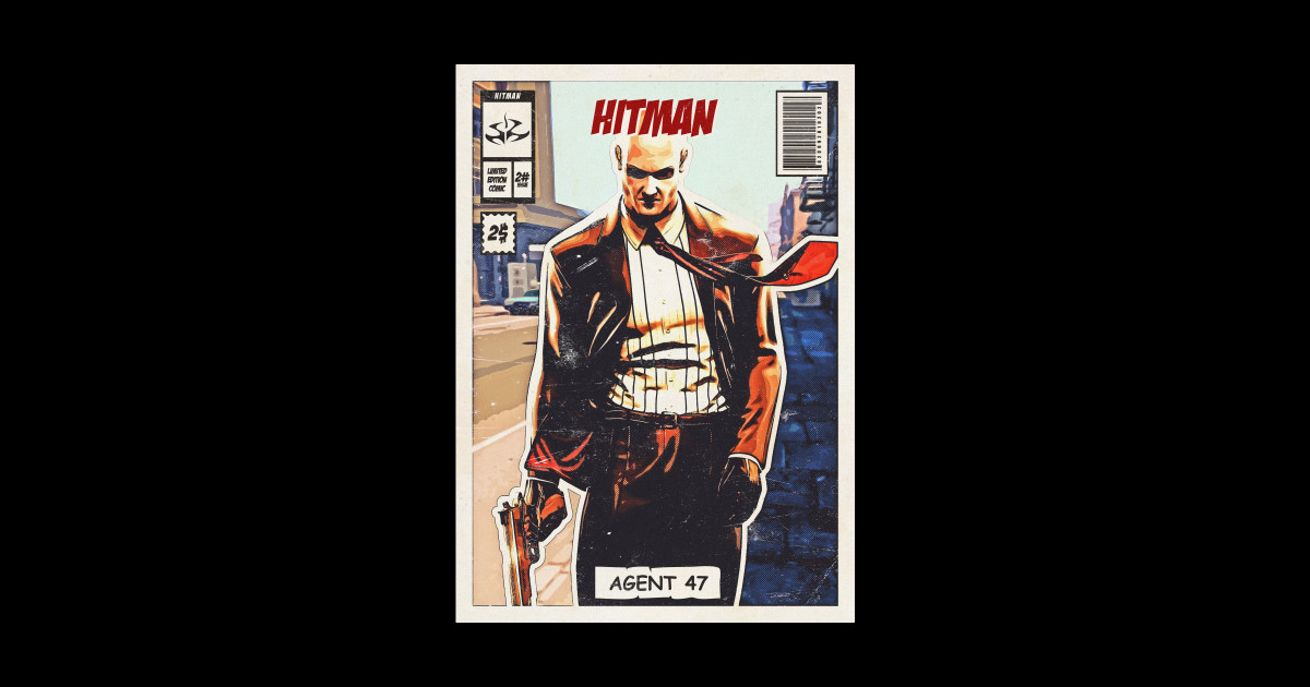 Hitman Comic - Hitman - Sticker | TeePublic