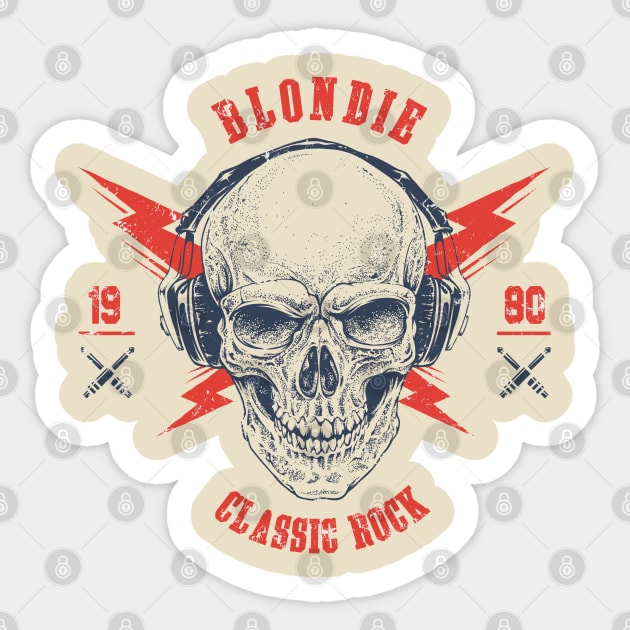 Blondie Classic Rock 80s - Blondie - Sticker | TeePublic