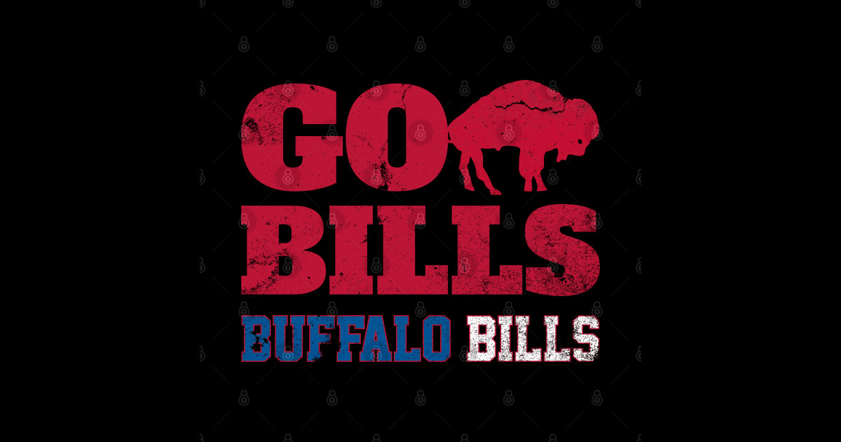 Buffalo Bills - Go Bills! - Buffalo Bills - Sticker | TeePublic