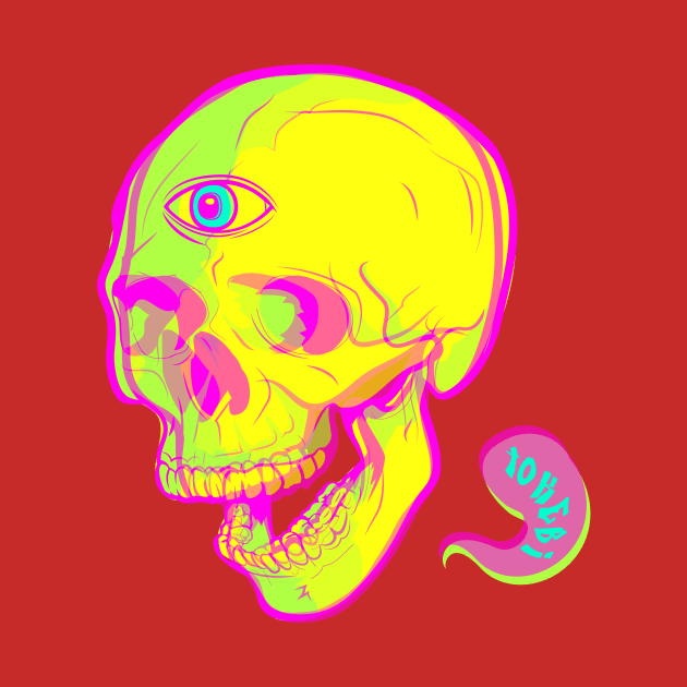LSD Skull - Skull - T-Shirt | TeePublic