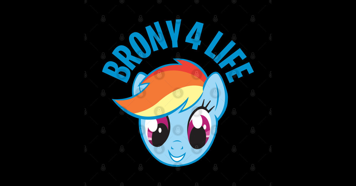My little pony - BRONY 4 LIFE - Big Dash face - Brony Rainbow Unicorn ...