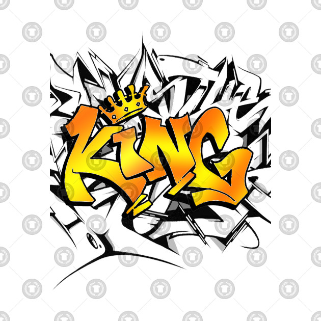 King graffiti - King Graffiti - Pillow | TeePublic
