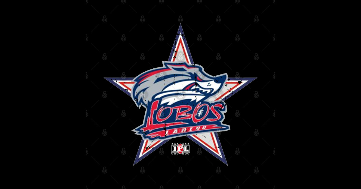 Larado Lobos - Defunct Indoor Football Teams - Sticker | TeePublic