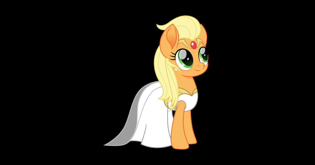 Applejack as future Adora - My Little Pony - Sticker | TeePublic