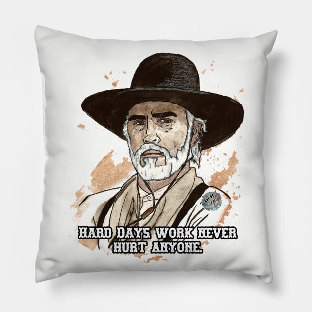 Lonesome Dove - Captain Woodrow Call - Lonesome Dove - Pillow | TeePublic