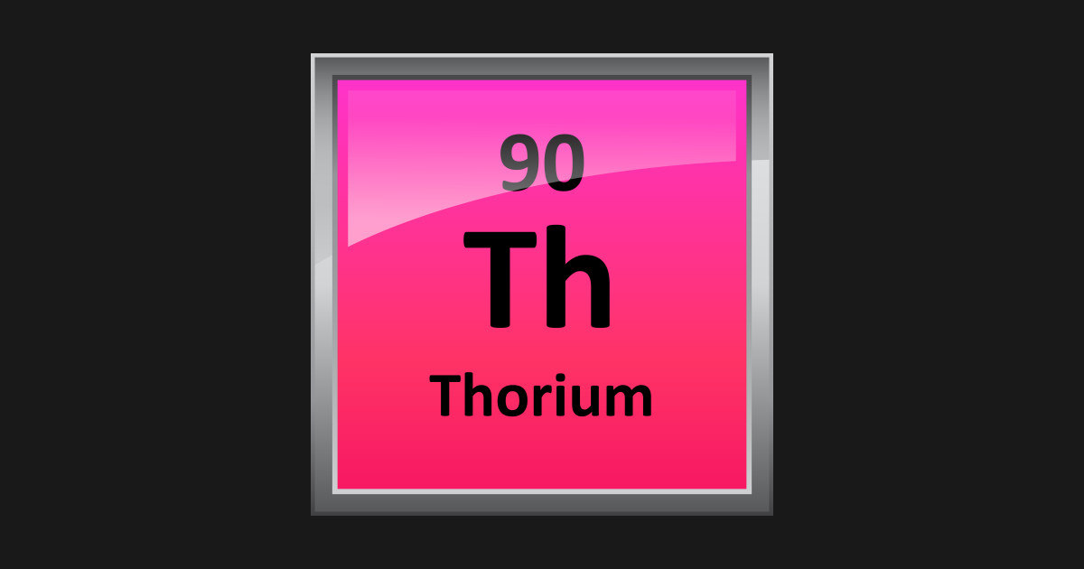 Thorium Periodic Table Element Symbol - Thorium - T-Shirt | TeePublic