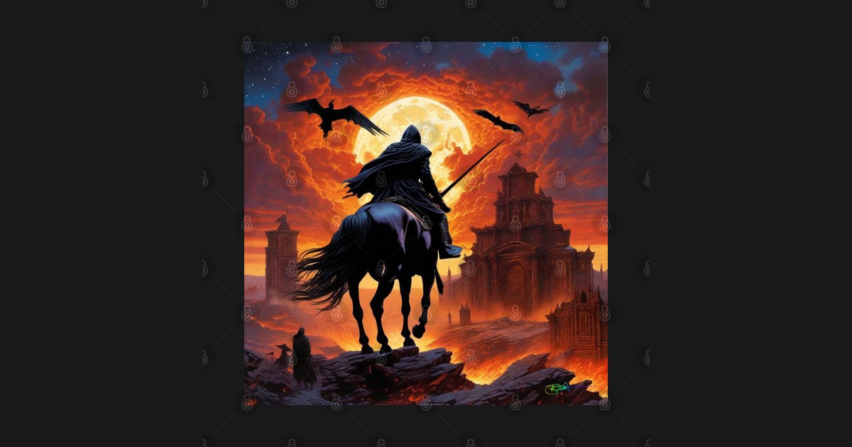 Apocalyptic Wraith Riders - Dark Fantasy Nightmare 124 - Dark Fantasy ...