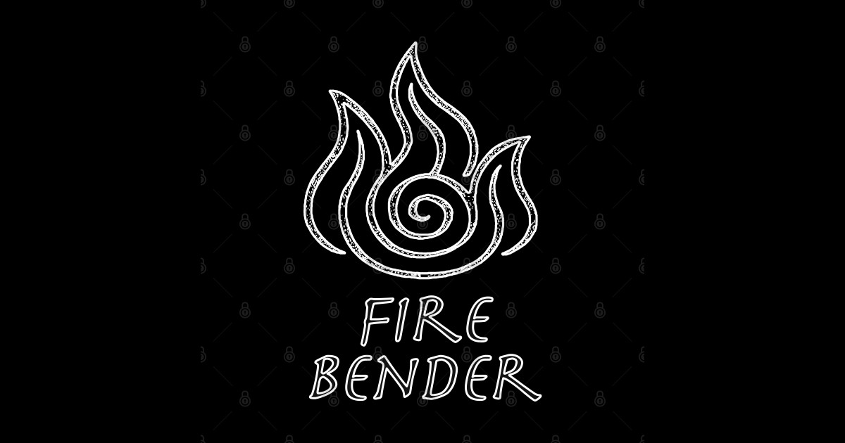 Fire Bender - Avatar The Last Airbender - Sticker | TeePublic