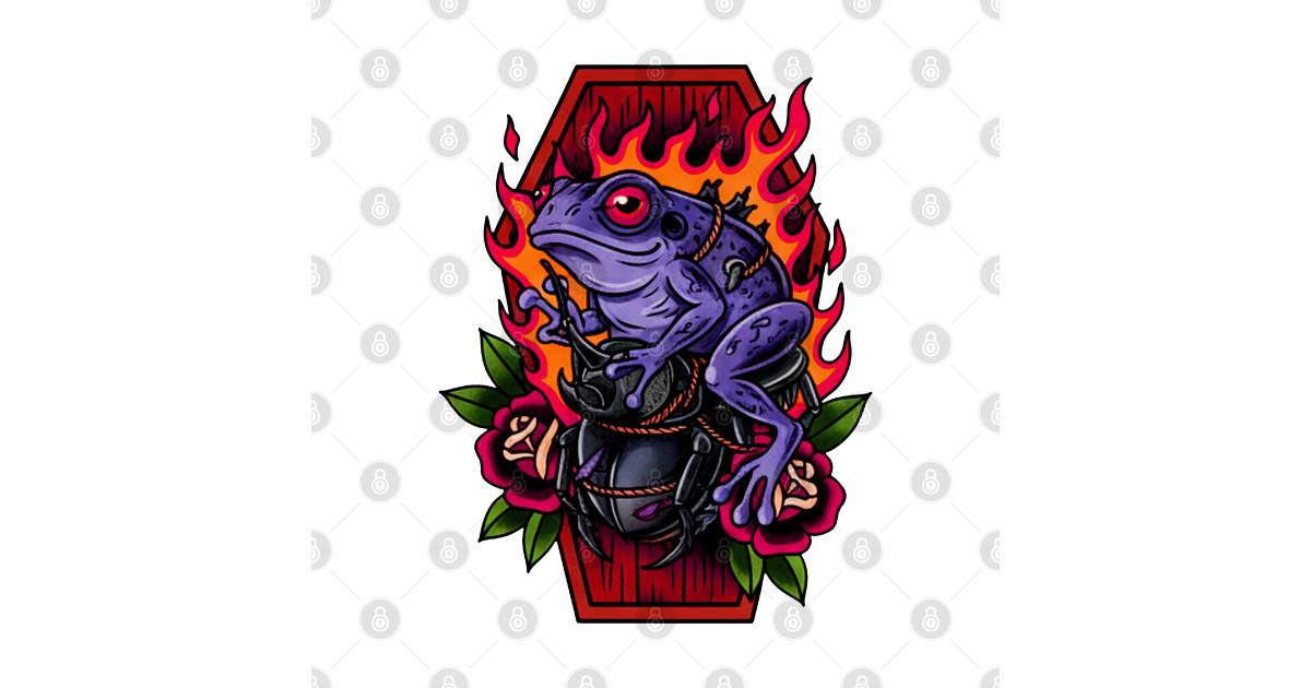 Frog Riders Japan - Frog Art - T-Shirt | TeePublic