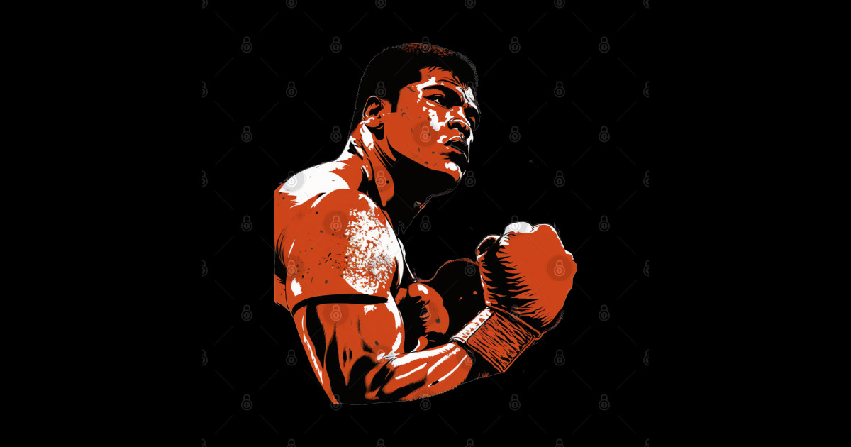 Muhammad Ali - Original Artwork - Muhammad Ali - Sticker | TeePublic