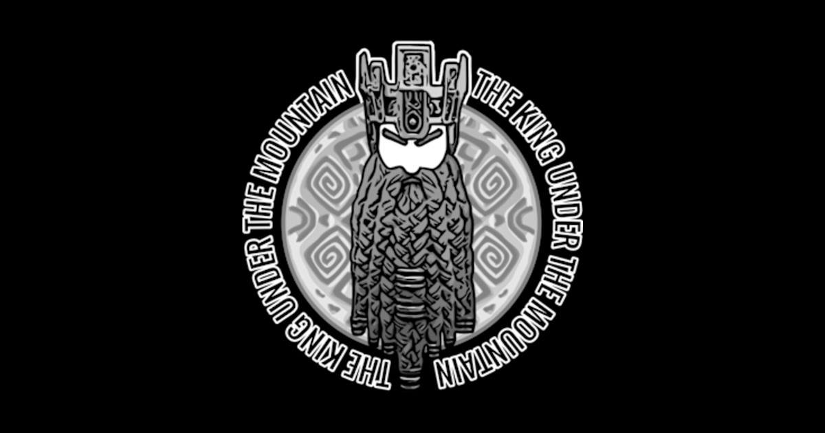 King Under the Mountain Dwarf Dwarven king fantasy medieval shield ...