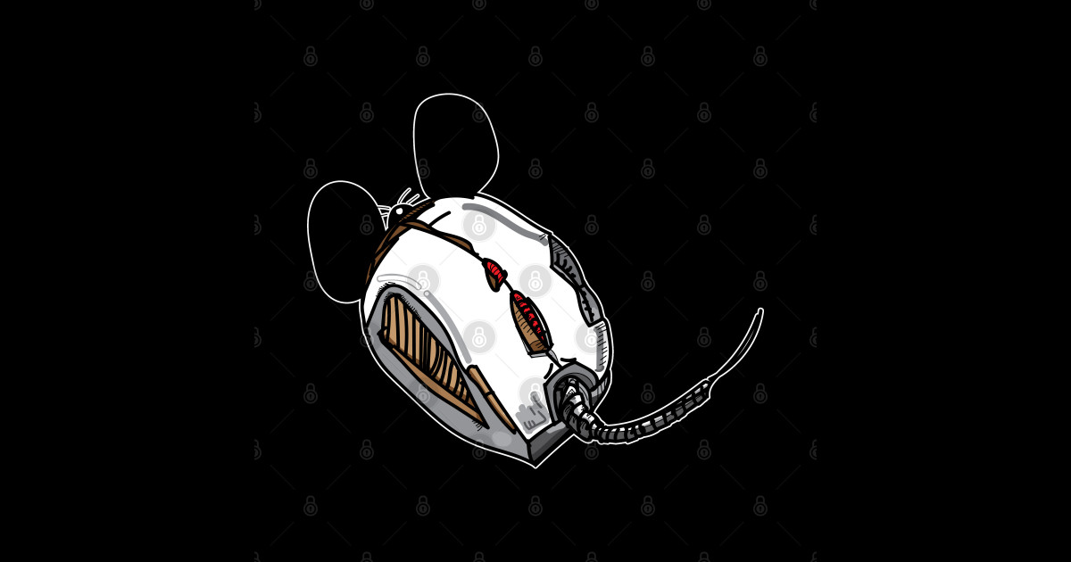 Literal Computer Mouse - Pc Mouse - Sticker | TeePublic