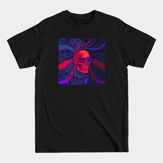 Computer Carbot Alien Skull - Cyberpunk - T-Shirt sold by George Miller ...