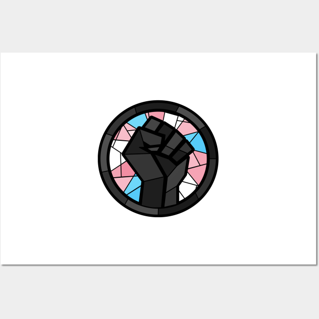 BLM Stained Glass Fist (Trans) - Blm - Posters and Art Prints | TeePublic