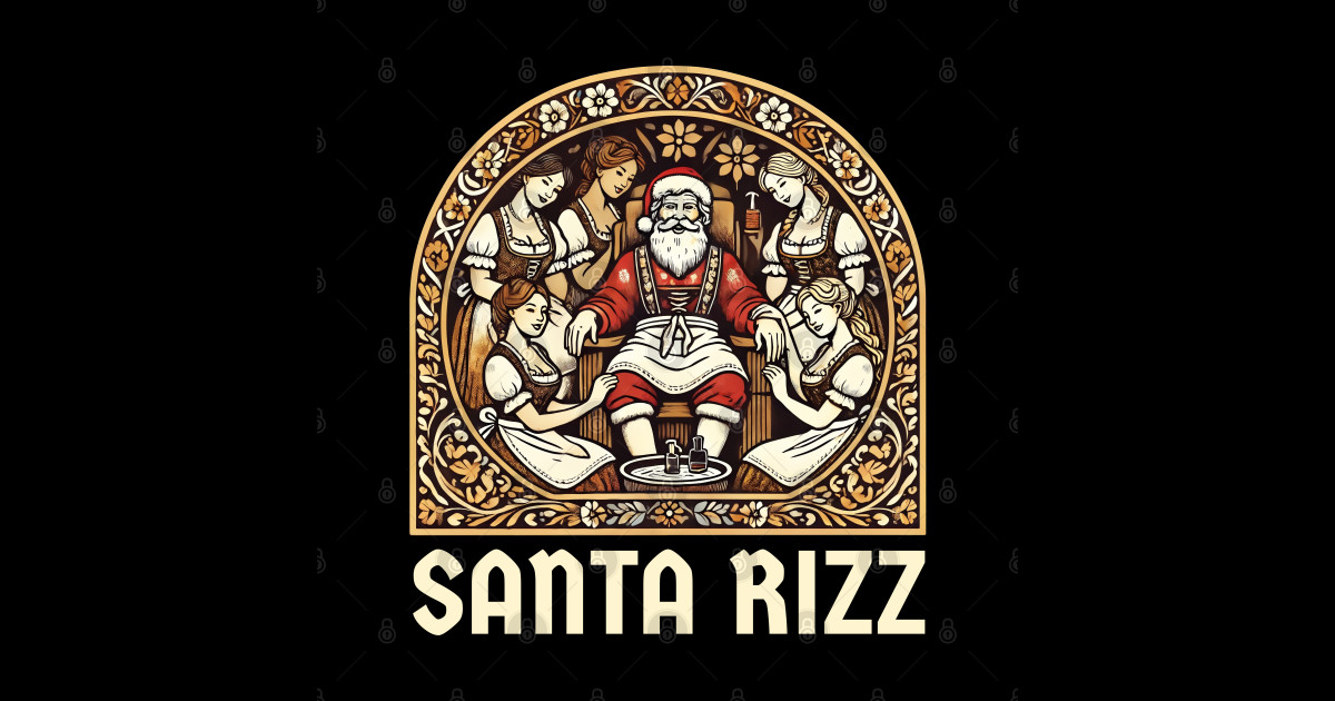Santa Rizz – Vintage Santa Claus with Charm and Holiday Spirit - Santa ...