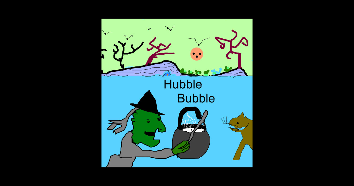 Hubble Bubble - Hubble Bubble - Sticker | TeePublic