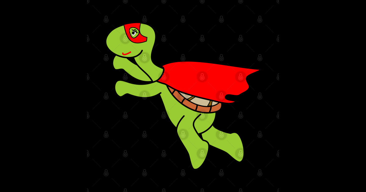 turtle superhero - Turtle Superhero - Sticker | TeePublic