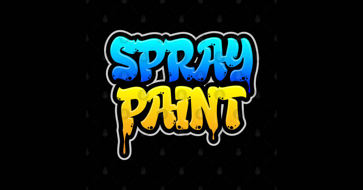 Spray Paint - Spray Paint - Sticker | TeePublic