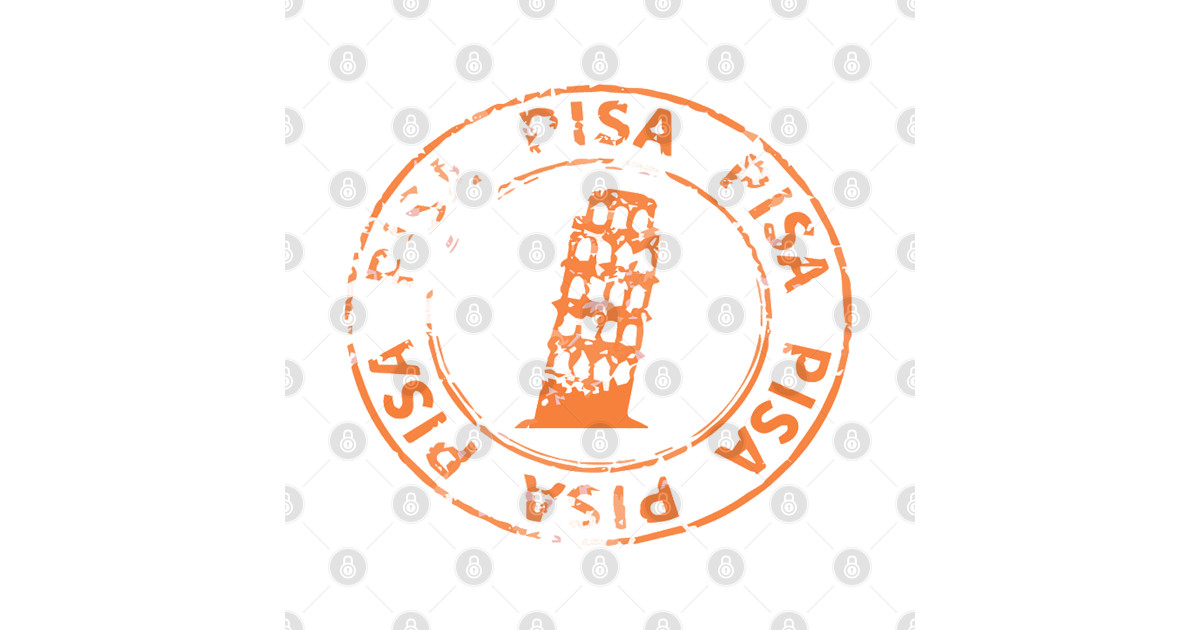 pisa stamp t-shirt - Pisa Tower - T-Shirt | TeePublic