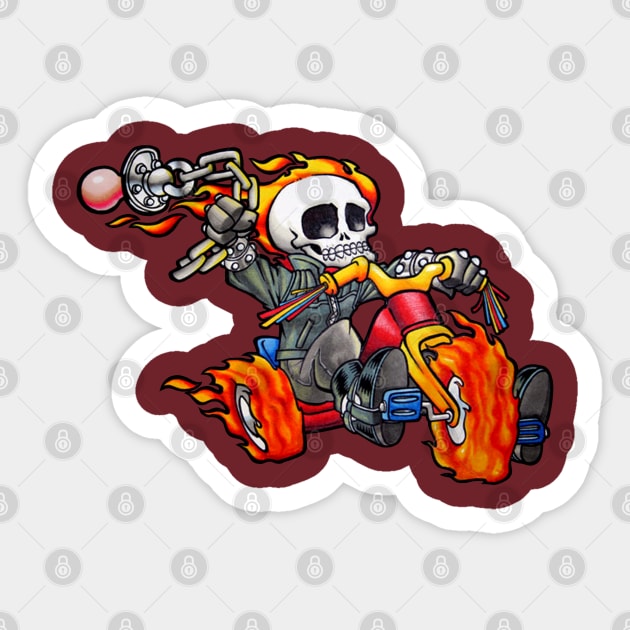 BABY GHOST RIDER - Robzilla - Sticker | TeePublic