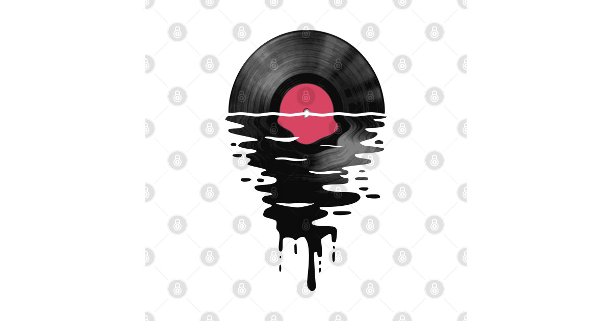 Vinyl Sunset - Record - T-Shirt | TeePublic