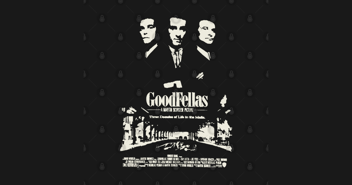 Goodfellas movie poster - Goodfellas - T-Shirt | TeePublic