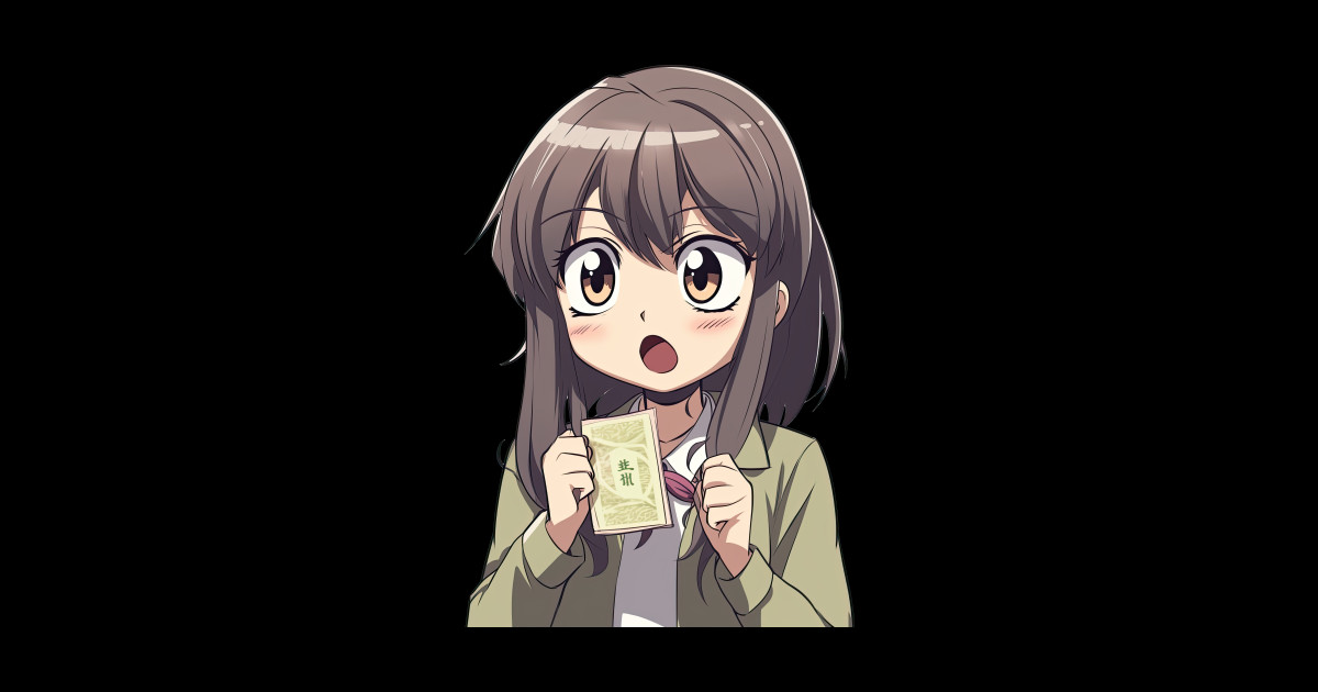 Shocked Anime Girl - Anime And Manga - Sticker | TeePublic