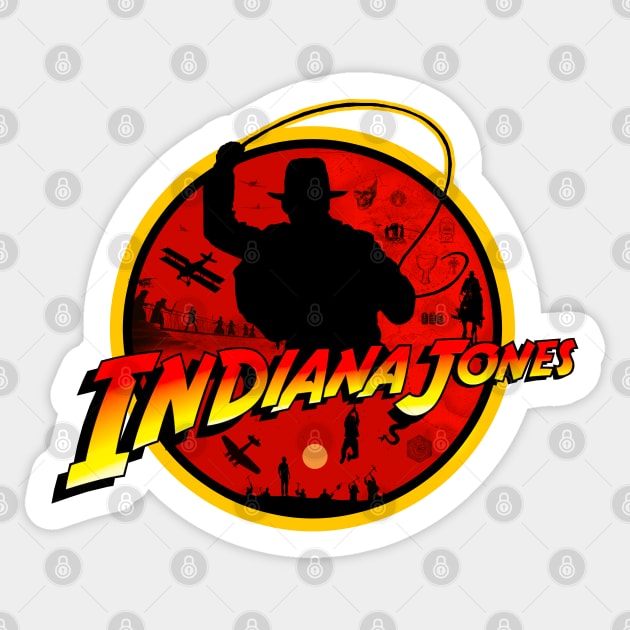 The Adventures of Indiana Jones - Indiana Jones - Sticker | TeePublic