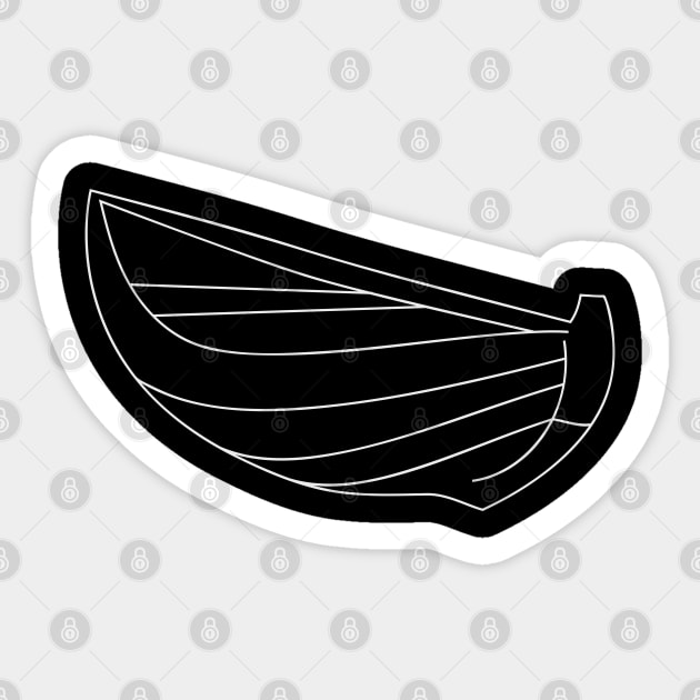 Wooden Boat - Boat - Sticker | TeePublic