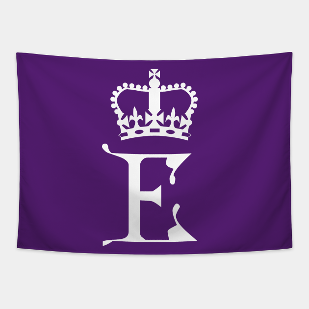 Queen Elizabeth Monogram with Crown - Queen Elizabeth - Tapestry ...