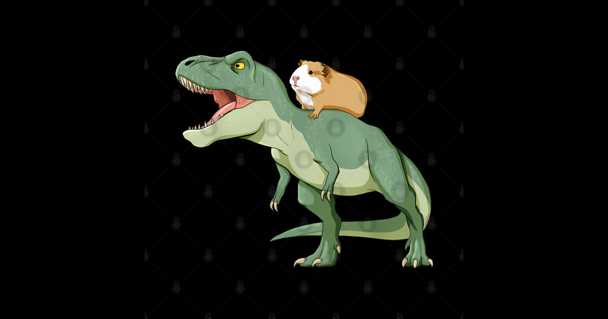 Guinea Pig Riding T Rex Dinosaur - Guinea Pig Riding T Rex Dinosaur ...