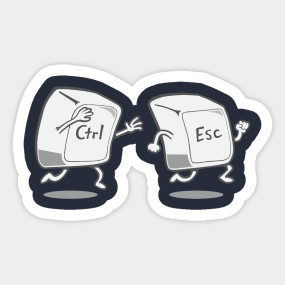 Funny! Control and Escape Buttons - Nerd - T-Shirt | TeePublic