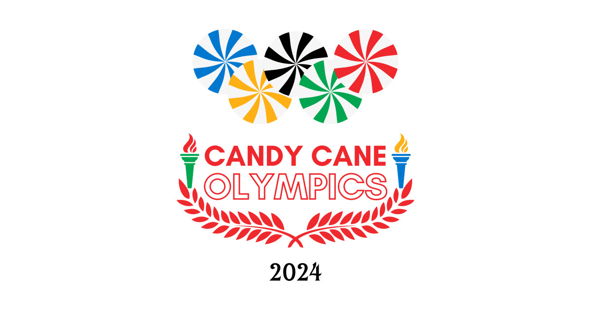 Candy Cane Olympics 2024 - Candy Cane Olympics - T-Shirt | TeePublic