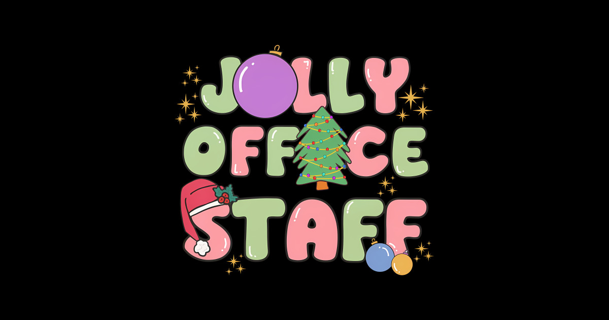 Jolly Office Staff Christmas Office Squad Secretary school - Jolly ...