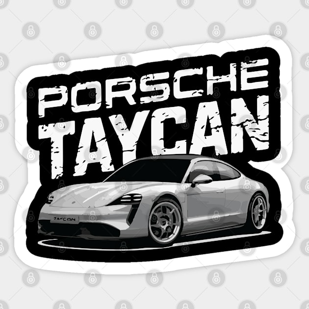 Porsche Taycan Vintage Retro Classic Car Art Funny Gift - Porsche ...
