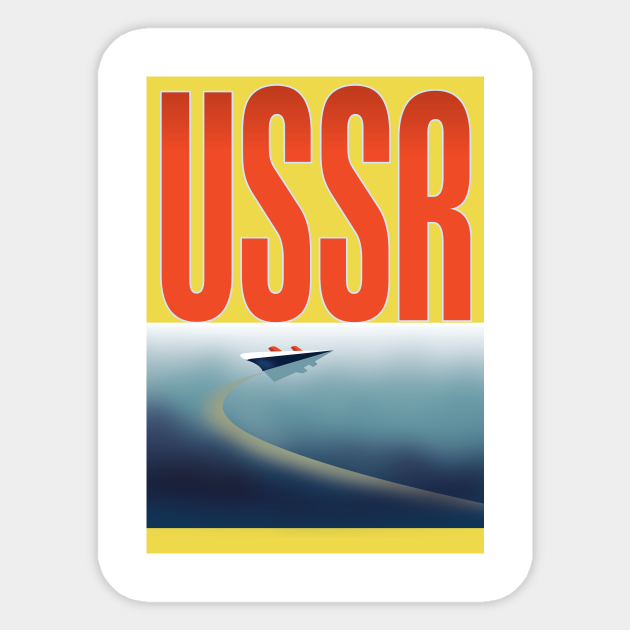 USSR - Ussr Soviet Propaganda - Sticker | TeePublic