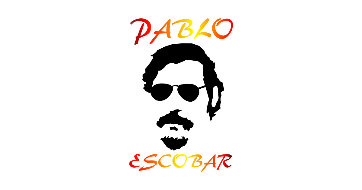 Pablo Escobar Vector Art - Cool Design - T-Shirt | TeePublic