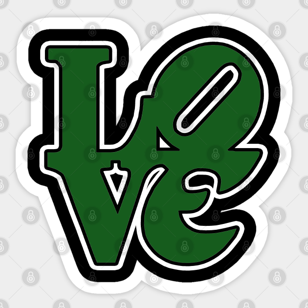 Philly Love Eagles - Philly Love Sign - Sticker | TeePublic