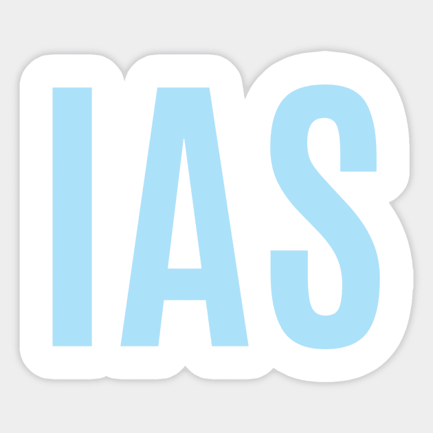 IAS Official Logo - Podcast - Sticker | TeePublic