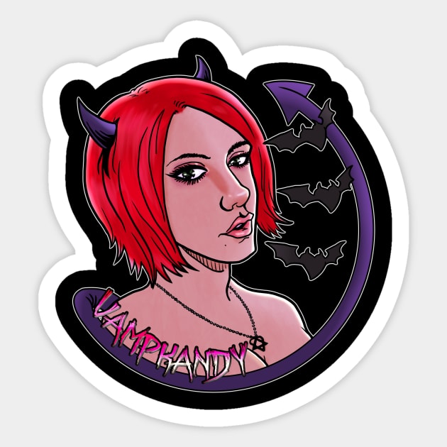 Vamp She-Devil - Vampkandy - Sticker | TeePublic