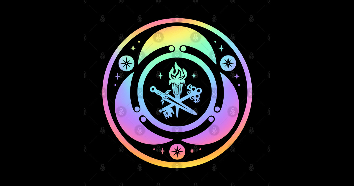 hecate symbol. greek godess sigil. strovolos hekate - Hecate - Mask ...